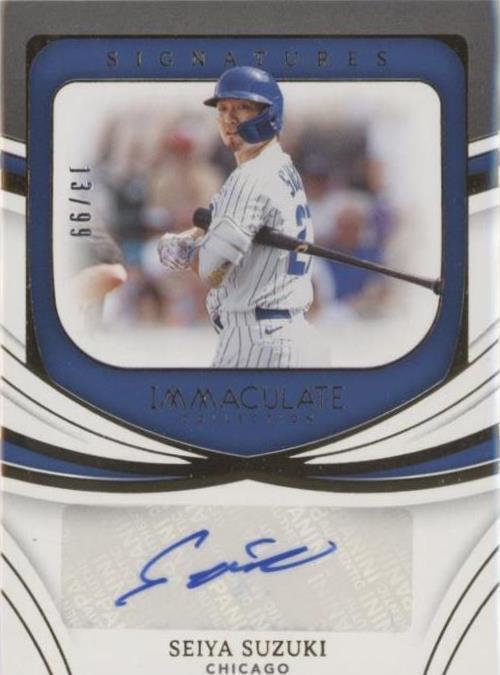 2022 Panini Immaculate Collection - Immaculate Signatures Seiya Suzuki ...