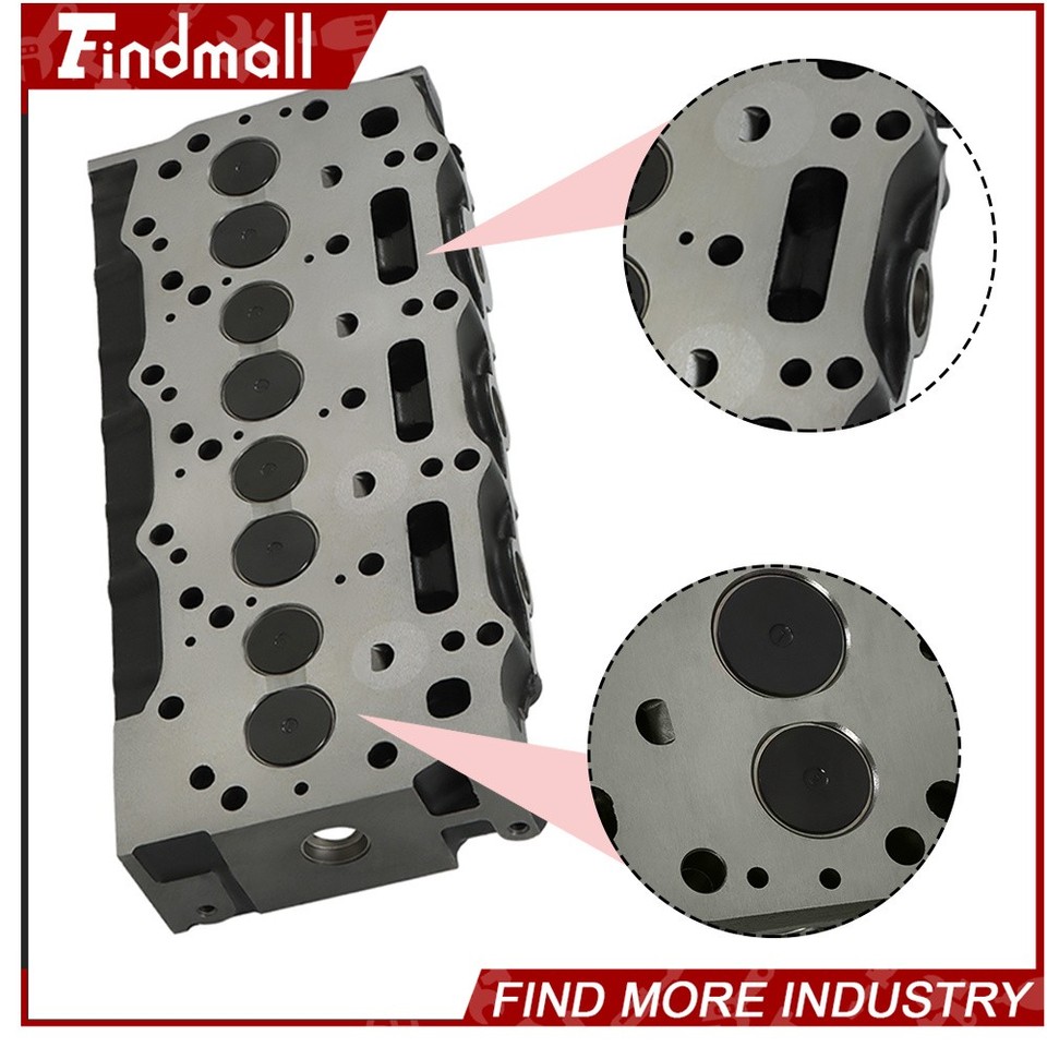 Findmall Complete Cylinder Head Replacement For Perkins 404D-22 404D ...