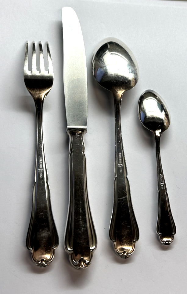 Besteck Martin Wilkens Modell 25 Barbara 90er Silberauflage 6 Personen ...