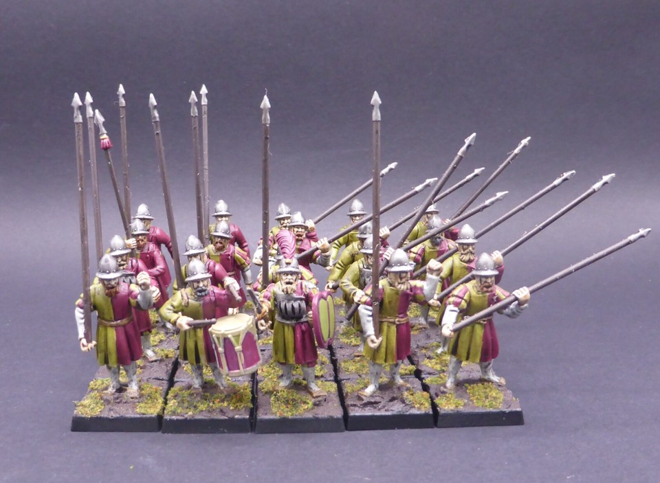 20 Renaissance Infantry Fantasy Historical Miniatures 28mm Painted ...