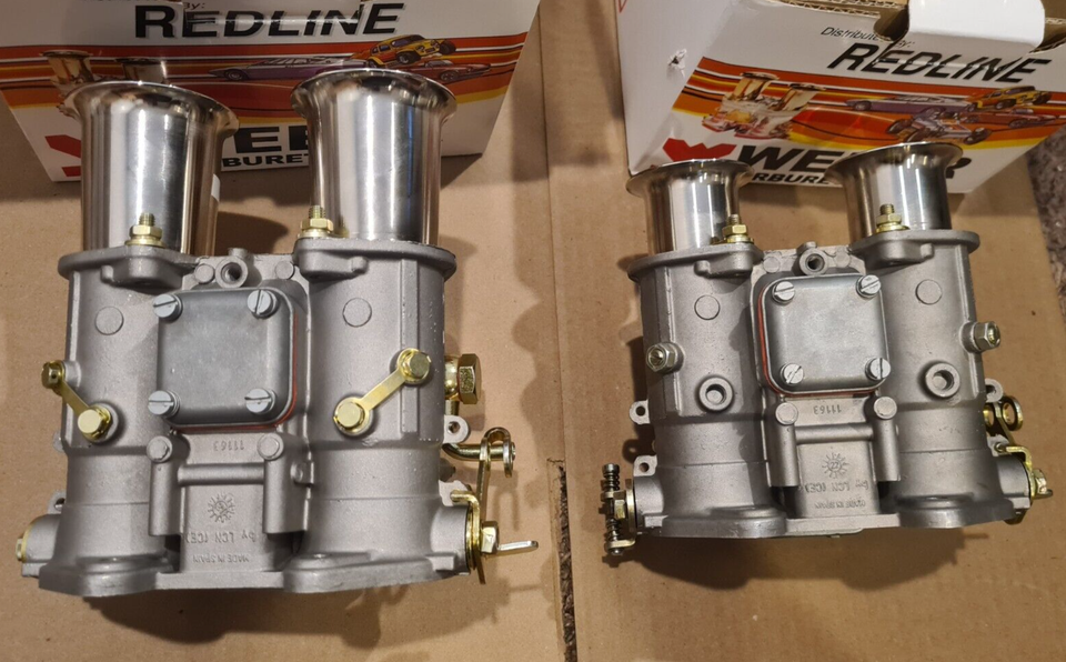 Weber Dual Side Draft Carburetor Carb kit DCOE 40 & 45 Progressive READ ...
