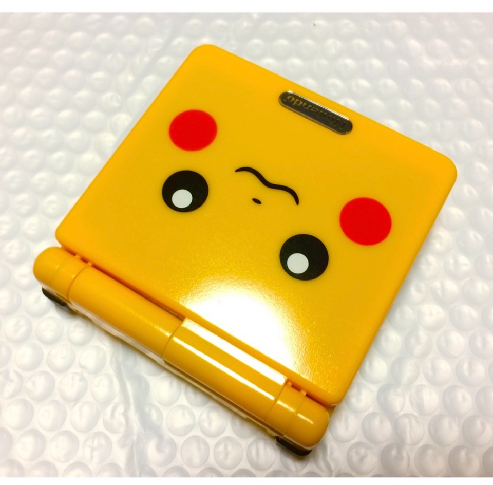 Nintendo GameBoy Advance SP Handheld Console Pokemon Center Pikachu ...