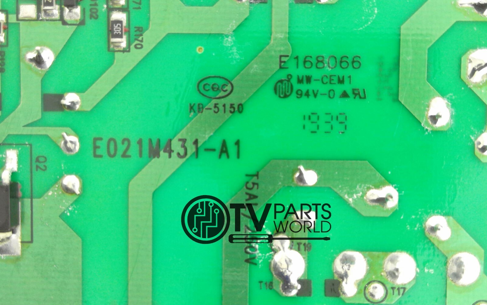 Hitachi 50RC6 Power Supply Board TV5006-ZC02-02 E021M289-T1, E168066 ...