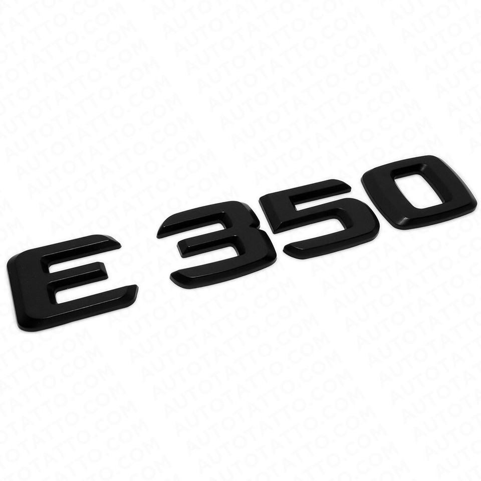 06-14 E 350 AMG Letter Emblem Trunk Logo Nameplate Badge Decorate Sport ...