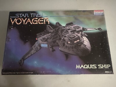 Star Trek Voyager Maquis Ship Model Kit Skill 2 | eBay