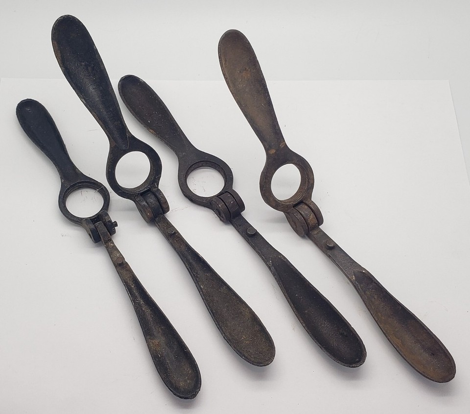 Antique Lot 4 Shotgun Shell Reloader 10 12 Gauge Primer Seating ...