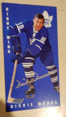 Dickie Moore Toronto Maple Leafs 1994 Parkhurst Tallboy 1964-65 #116 ...