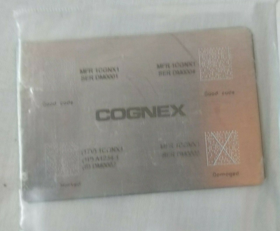Cognex DM-DEMOPLATE-00 Mounting accessory Metal demo plate P/n: 371 ...