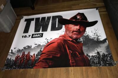 AMC THE WALKING DEAD SEASON 9 5FT SUBWAY POSTER RICK DARYL MAGGIE TWD ...