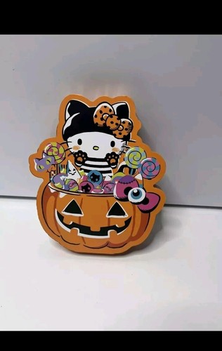 Sanrio Hello Kitty Halloween Wall Decor Bandit Pumpkin with Candy | eBay