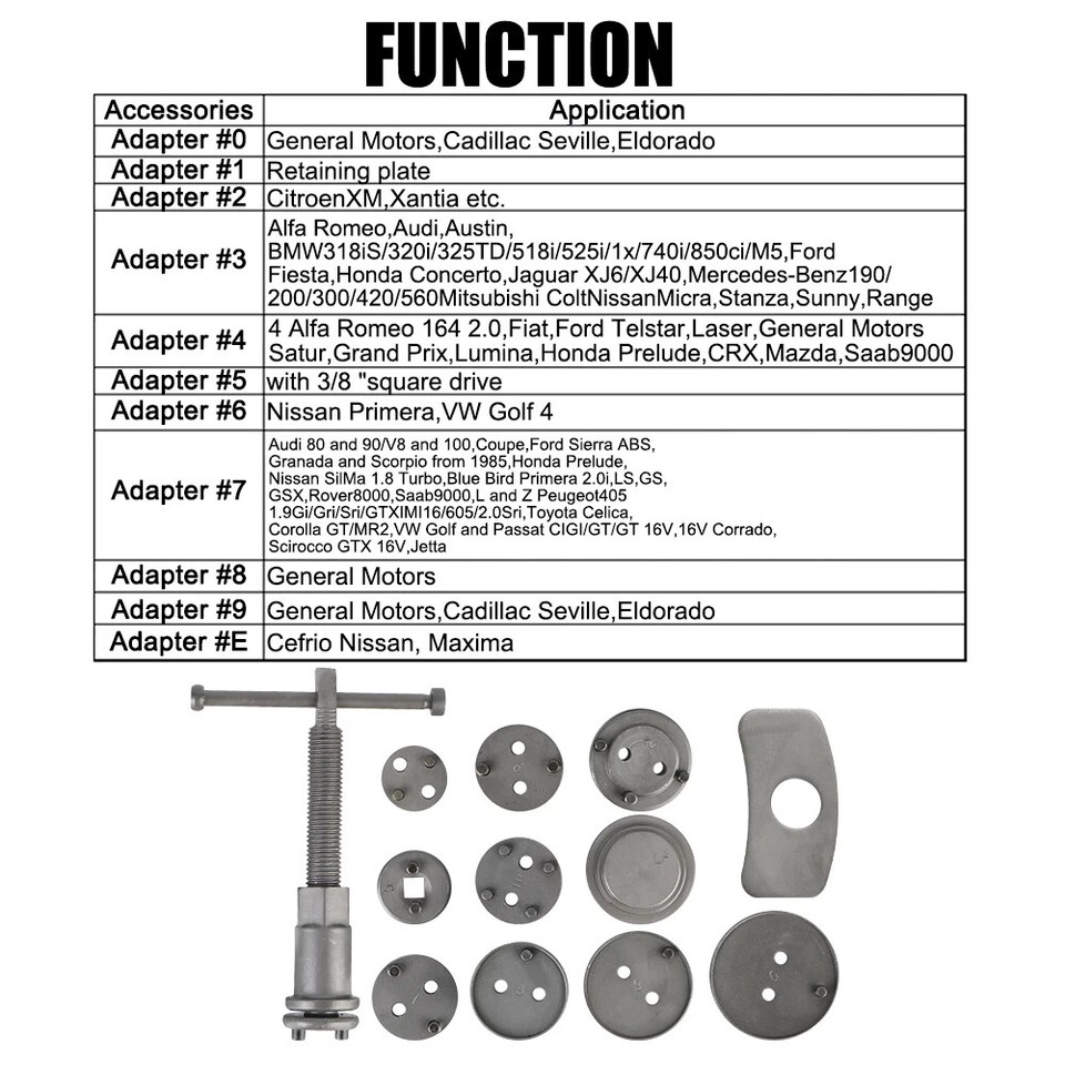 Brake Split Cylinder Return Tool Brake Pad Removal Tool Car Brake Pads ...