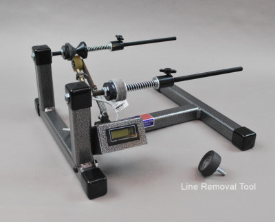 Super Spooler + Digital Line Counter Silver/Black Line Holder/Counter ...