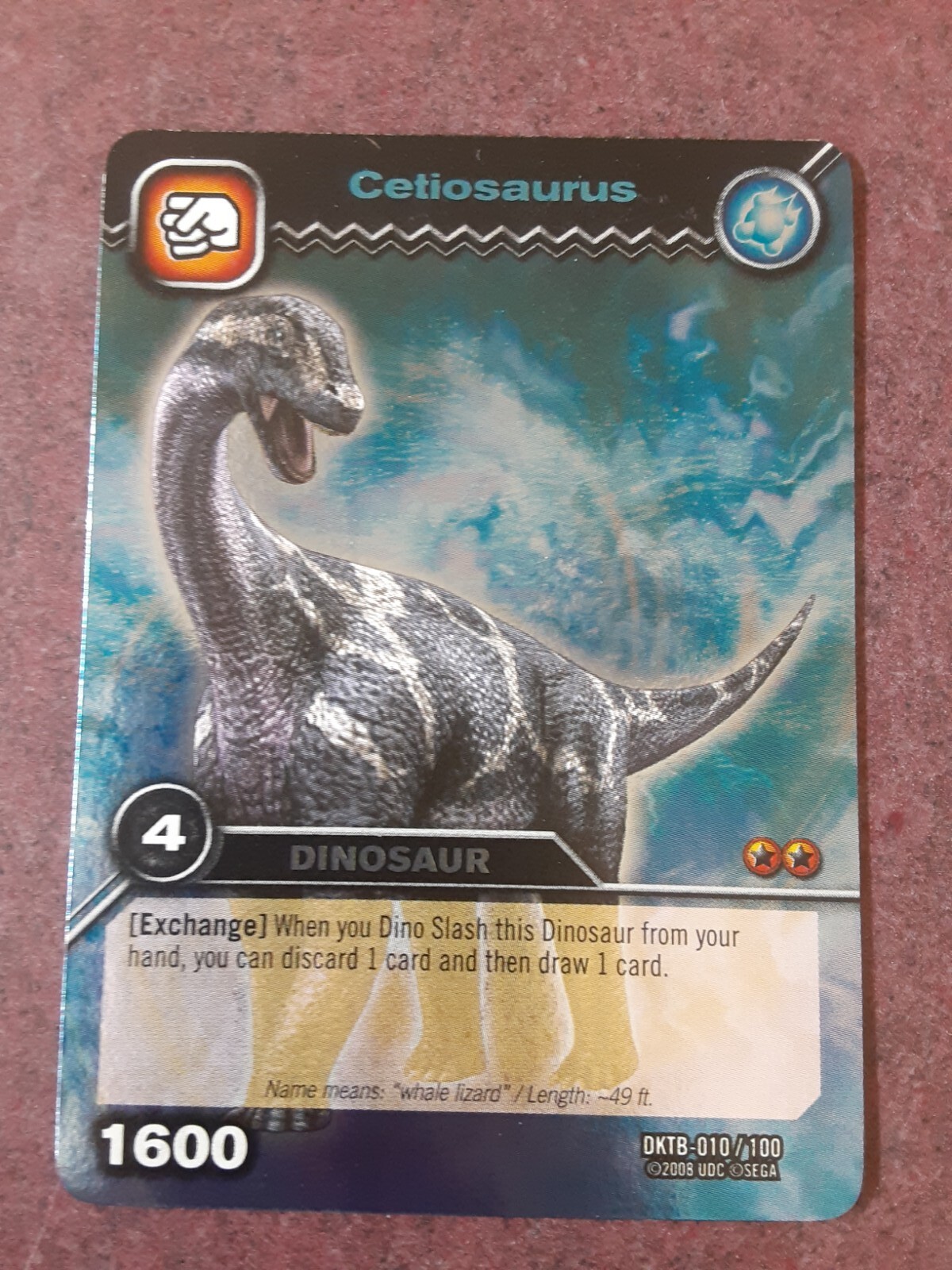 Dinosaur King Cetiosaurus