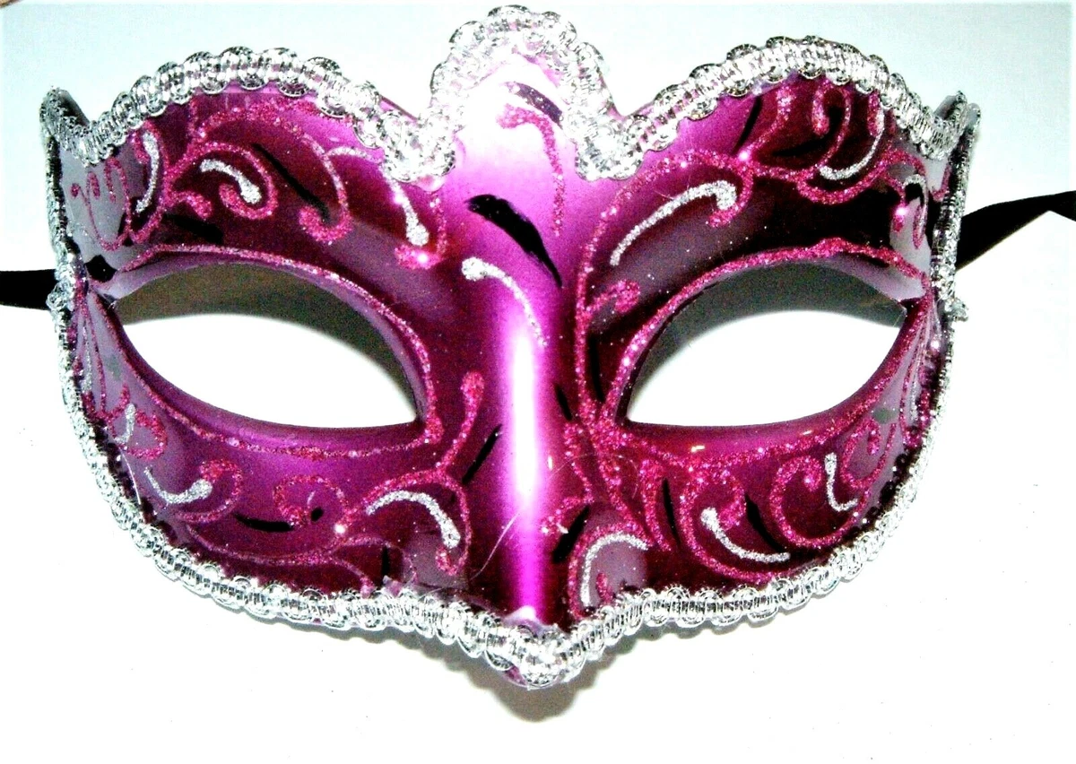 Silver Glitter Eye Mask