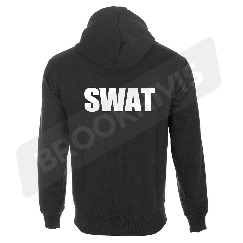 SWAT HOODIE HOODY TOP SPECIAL WEAPONS AND TACTICS NATIONAL SECURITY ...