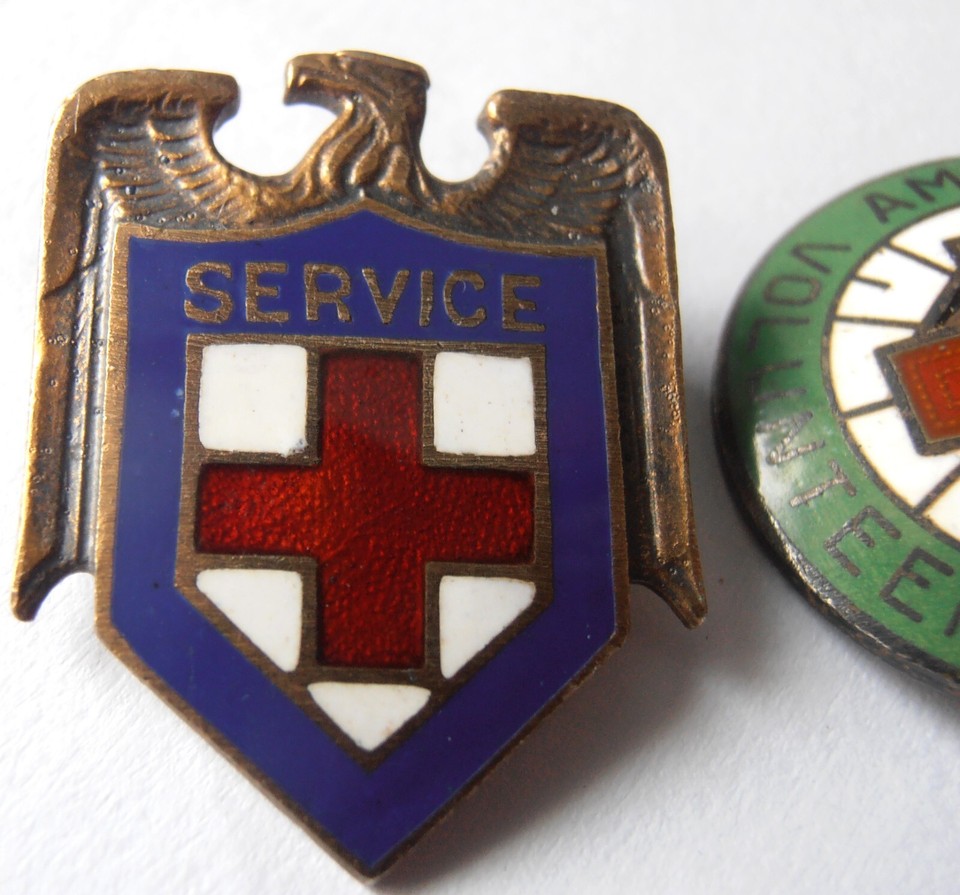 Two WW2 American Red Cross pins | eBay