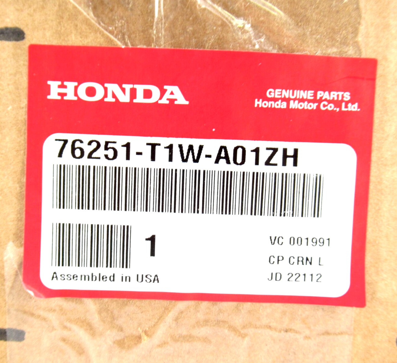 2015-2018 Honda CR-V Genuine OEM Driver LH Side Mirror Cap White ...