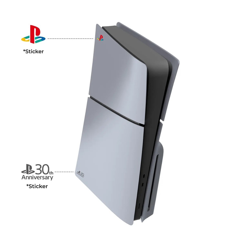 Gray PS5 Slim Faceplate Cover Plate Shell - PlayStation 5 Disc Version ...