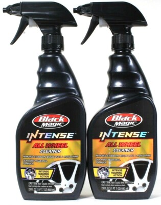 2 Bottles Black Magic 23 Oz Powerful Intense Foaming Action All Wheel ...