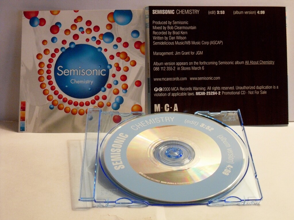 Semisonic - Chemistry Promotional ONLY CD Single - MCAD- ** Free ...
