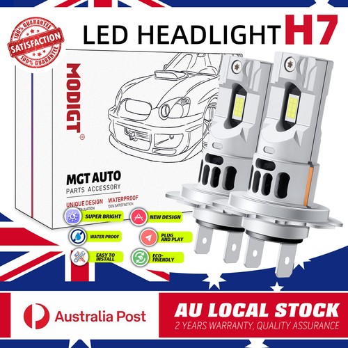 MODIGT 6000K LED Headlight Bulbs Globes H7 For Holden Captiva 5 i SUV ...