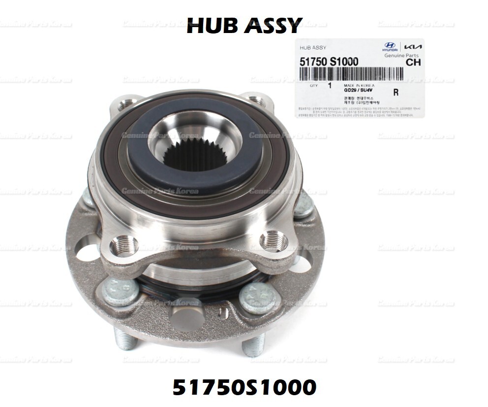⭐Genuine⭐ Front Wheel Hub Assy 51750S1000 for Hyundai Kia 2019-2022 | eBay