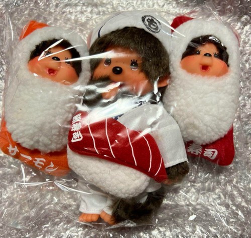 Sushi Shop Monchhichi Boy 3set, Sekiguchi, Rare Item from Japan | eBay