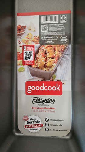Goodcook Extra Large 13'' X 5'' Nonstick Steel Bread Loaf Pans, Gray | eBay