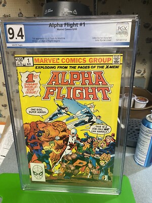 ALPHA FLIGHT 1 PGX 9.4 1ST APP PUCK & MARRINA..Tundra! | eBay