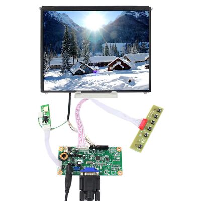 VGA Input LCD Controller Board 9.7" 1024x768 IPS LCD Screen DIY LCD ...