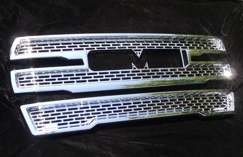 2021-2024 GMC Yukon chrome grille insert mesh grill overlay SLT SLE | eBay