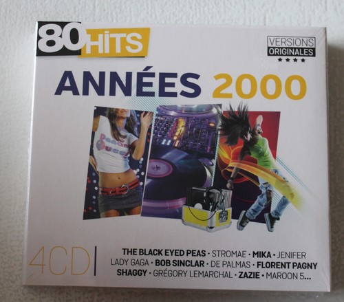 Années 2000 - 80 hits , black eyed peas zazie lady gaga stromae , 4 CD ...