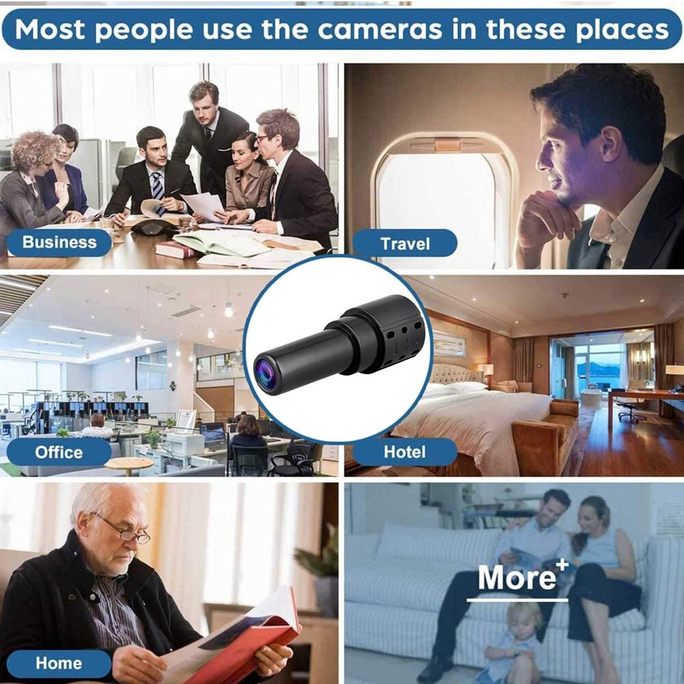 WiFi Wireless 4K Mini Camera Recorder Pinhole DIY HD Screw IP DVR Nanny ...