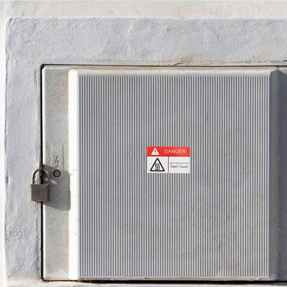 10 Pcs Caution Hot Stickers Warning Product Label Dont Touch Heater ...