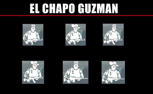 El Chapo Guzman vinyl sticker, 5"x5.5",white | eBay