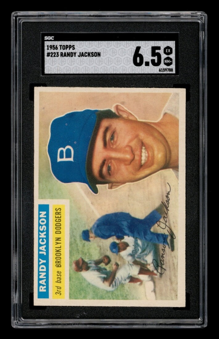 1956 Topps Set-Break #223 - Randy Jackson SGC 6.5 EX NM+ | eBay