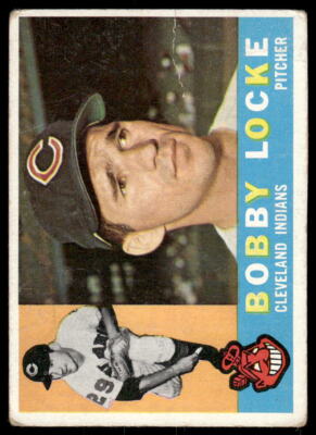 1960 Topps #44 Bobby Locke Rookie Cleveland Indians Good 36328 | eBay