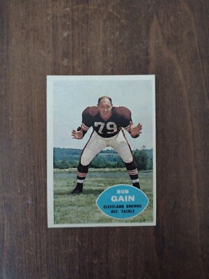 1960 Topps #30 Bob Gain Cleveland Browns EX | eBay
