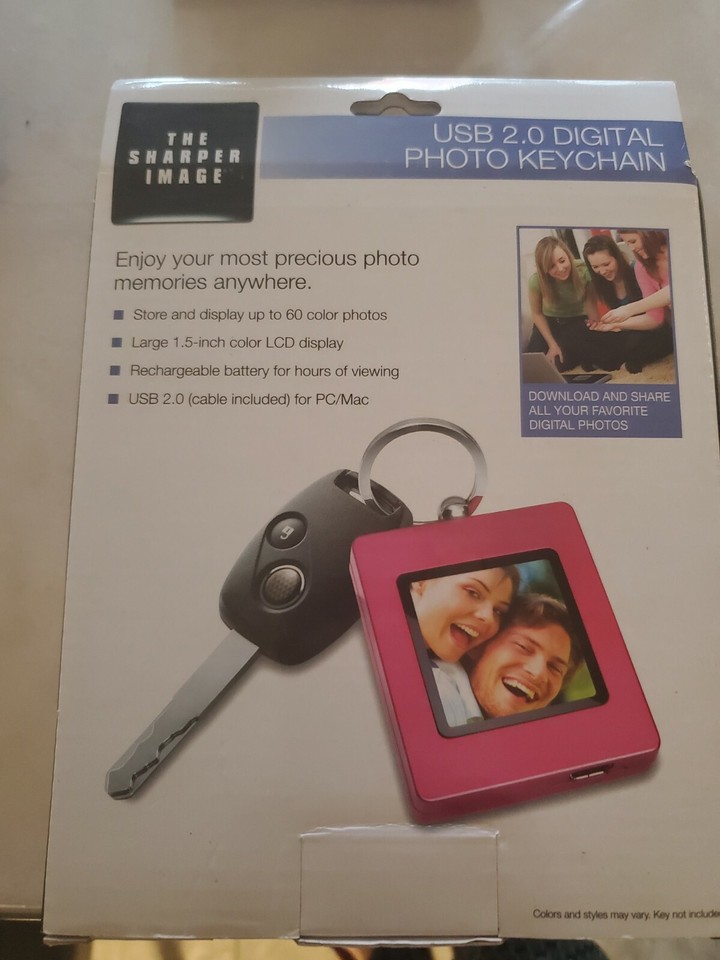The Sharper Image USB 2.0 Digital Photo Keychain | eBay
