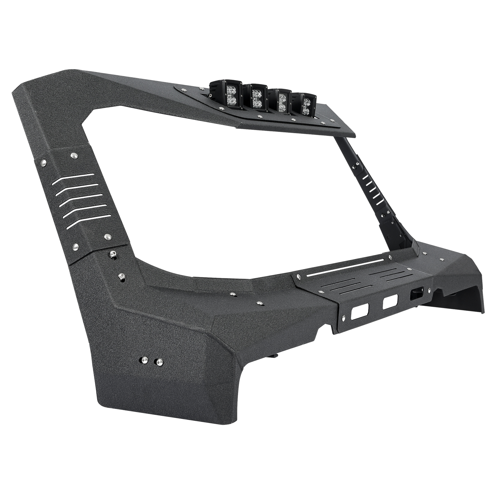 2007-2018 Jeep Wrangler JK Steel Armor Windshield Frame Cover Visor ...