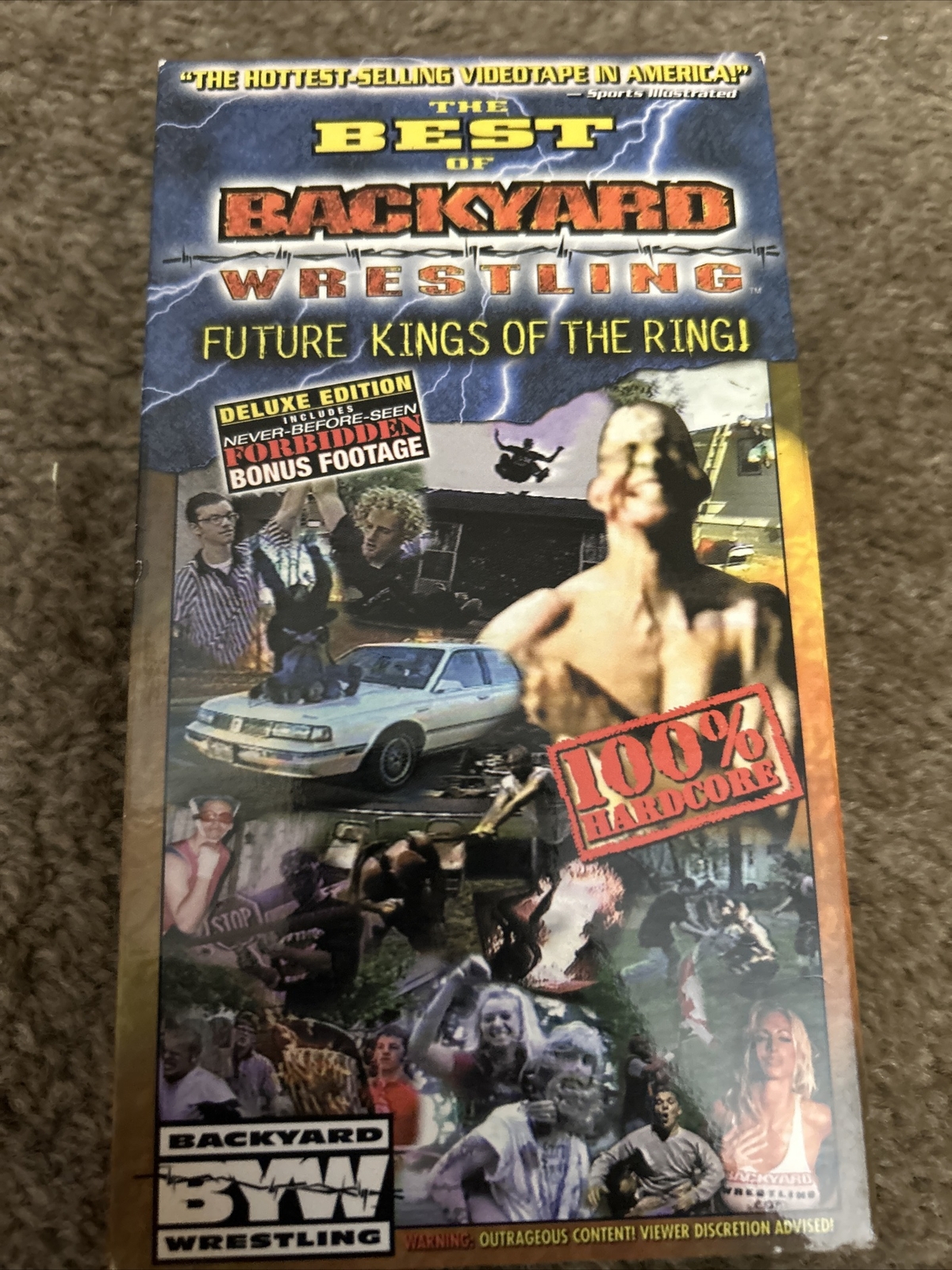 The Best of Backyard Wrestling (VHS, 2001) Tylene Buck WCW ECW WWF WWE ...