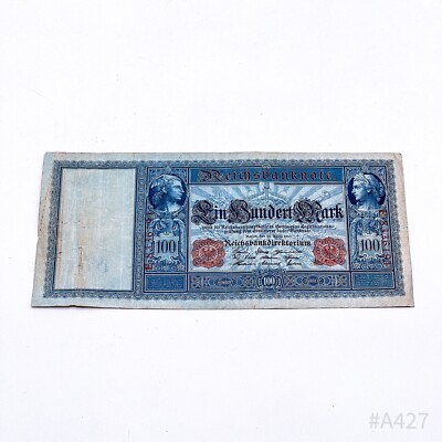 Reichsbanknote Ein Hundert Mark 100 Mark (1910) | eBay