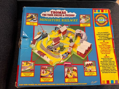 Bluebird 1996 Thomas the Tank Engine & Friend Miniature Railway Playset ...