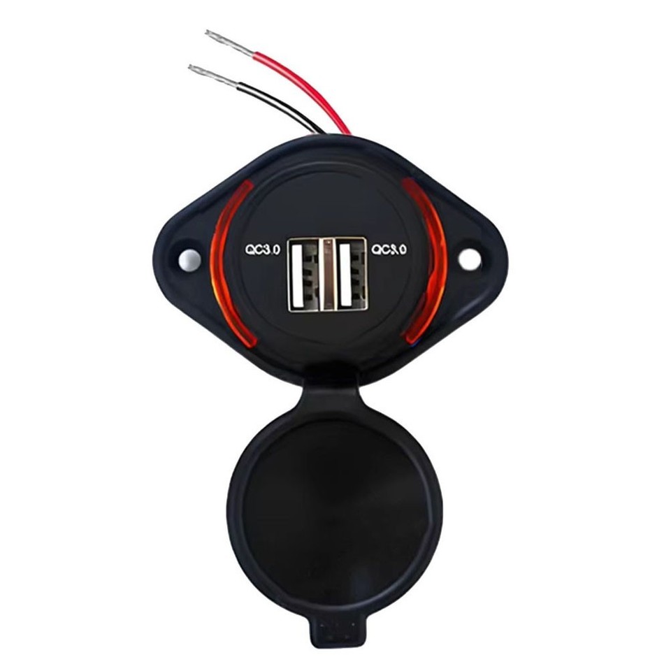 QC 3 0 USB Charger Socket Panel for Car RV Camper Truck Bus Boat ATV ...