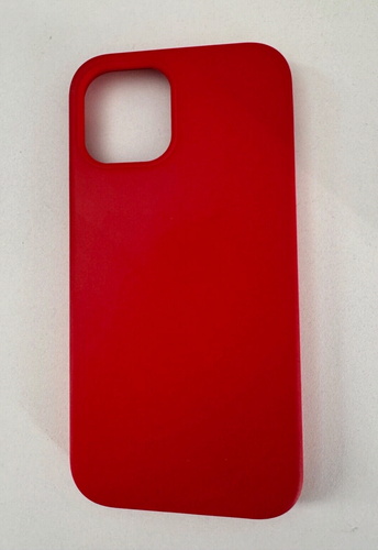 Silicone Case for Apple IPhone 12 Pro-Red- PreOwned | eBay