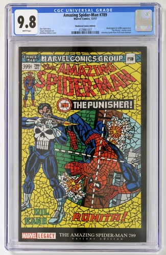 AMAZING SPIDER-MAN #789 CGC 9.8 ASM #129 SHATTERED COMICS VARIANT ...