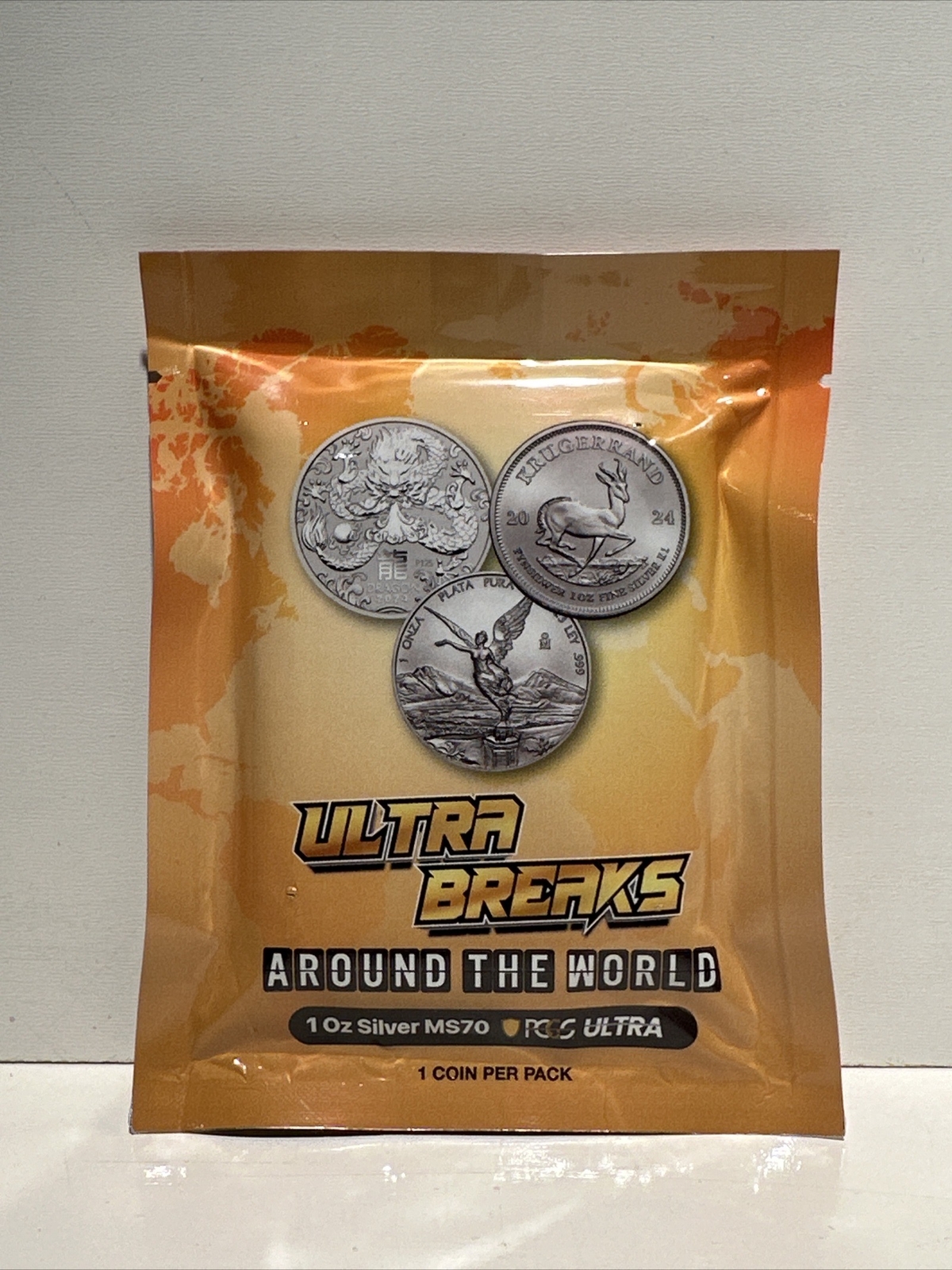 2023/2024 UltraBreaks Around The World: 1 oz Silver MS70 & Gold Chaser ...