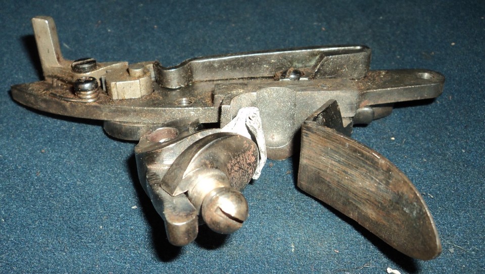 Tower Flint Lock Plate Pistol Parts work working Screws & plate | eBay