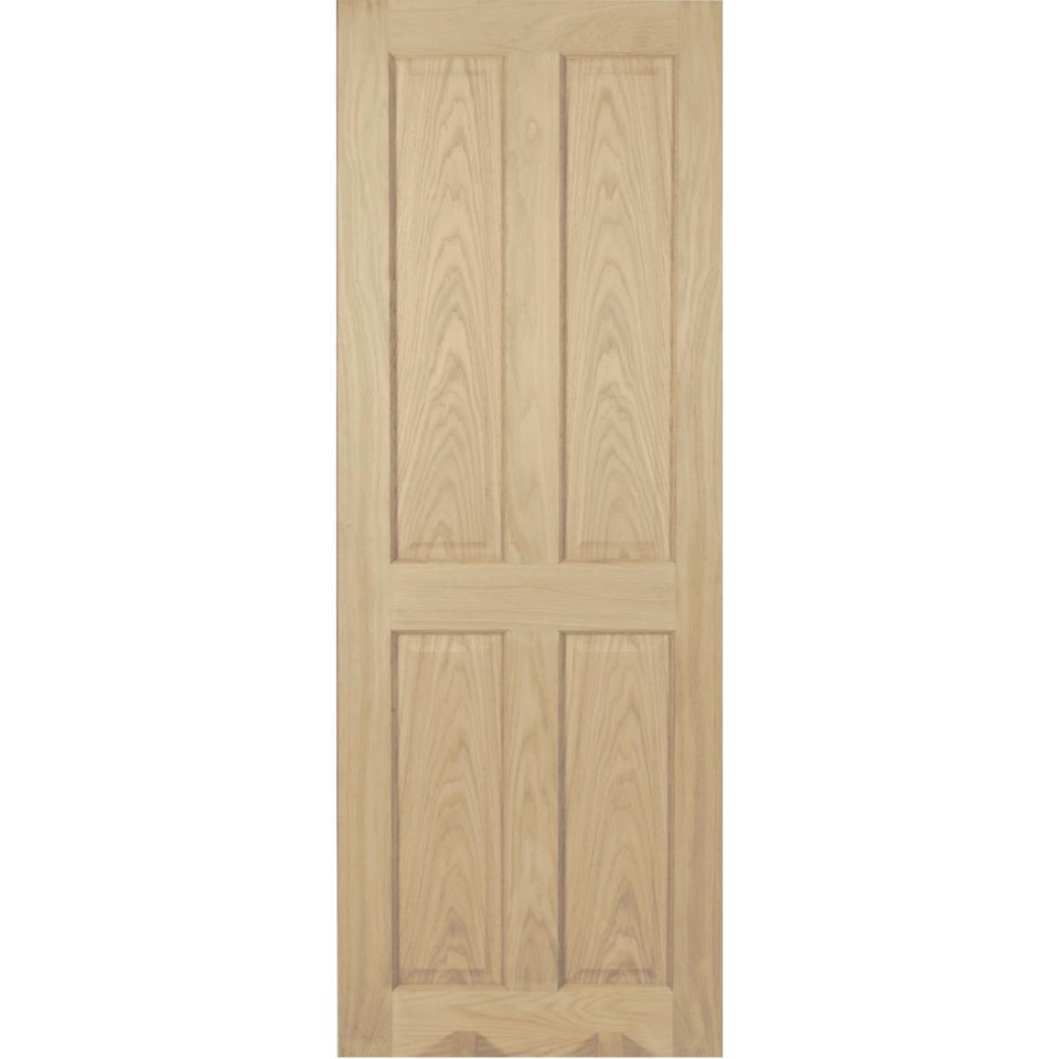 internal sliding oak door 4 panel RM0 regency traditional unfinished ...