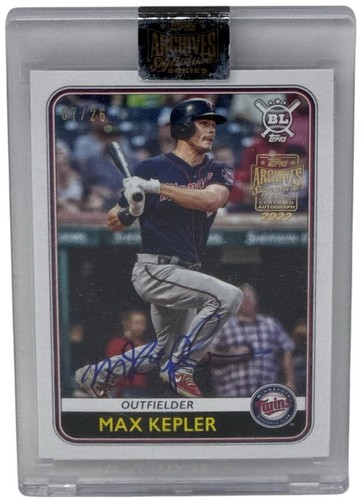 Max Kepler 2022 Topps Archives Signature Autograph Baseball Card /26 ...